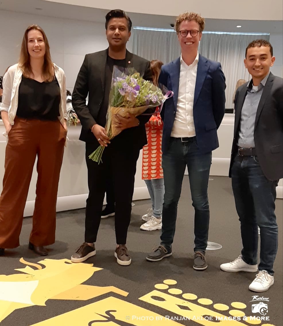 Mairan Sewtahal beëdigd als fractievertegenwoordiger in Den Haag ...