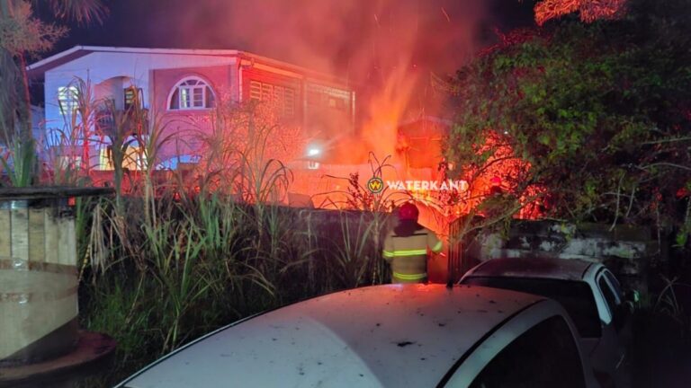 Woning in brand gevlogen aan de Coralitastraat - Waterkant