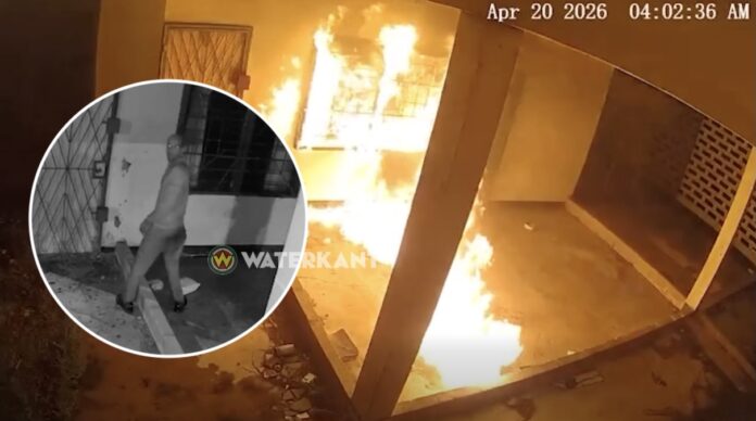 VIDEO: Politie deelt filmpje en zoekt man die woning in brand steekt ...